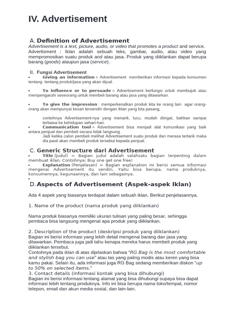 Advertisement | PDF
