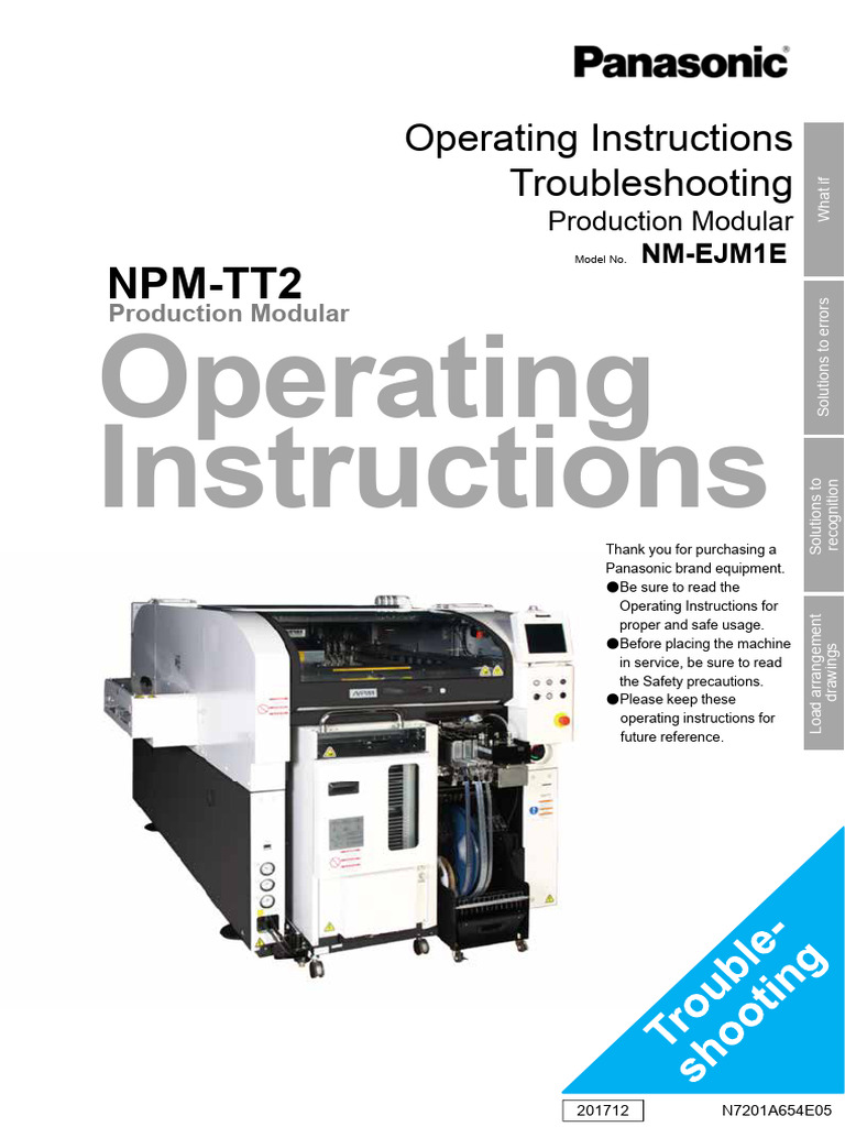 N7201A654E05 - Error Code List | PDF