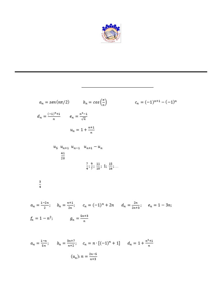 Ficha 1 - Unitiva | PDF