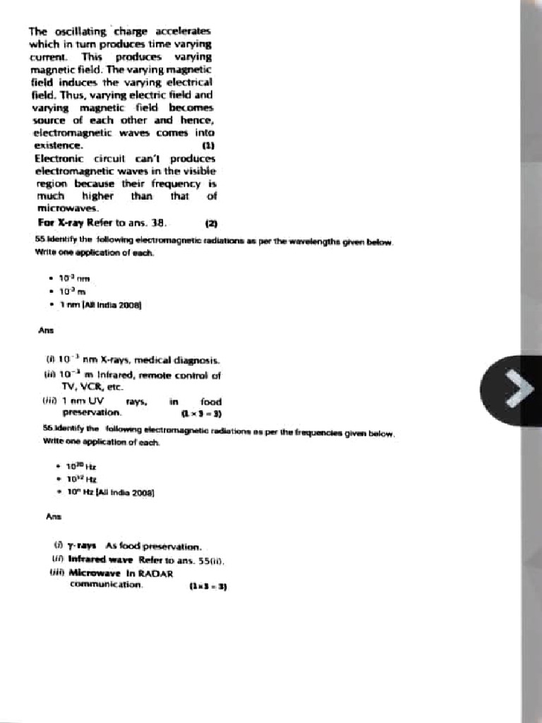 Electromagnetic Waves Pyq | PDF