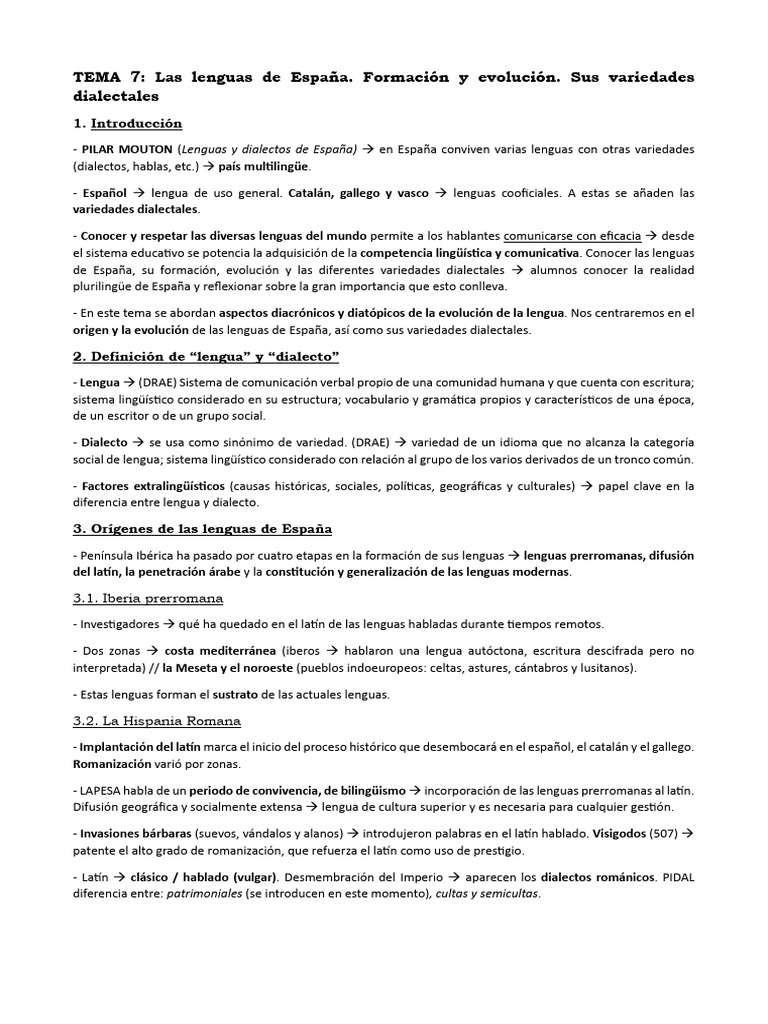 TEMA 7 esquema | PDF