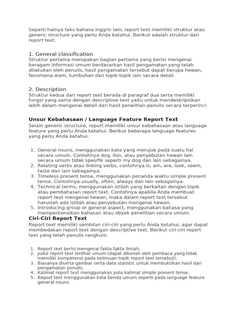 Report Teks | PDF | Linguistic Typology | Language Families