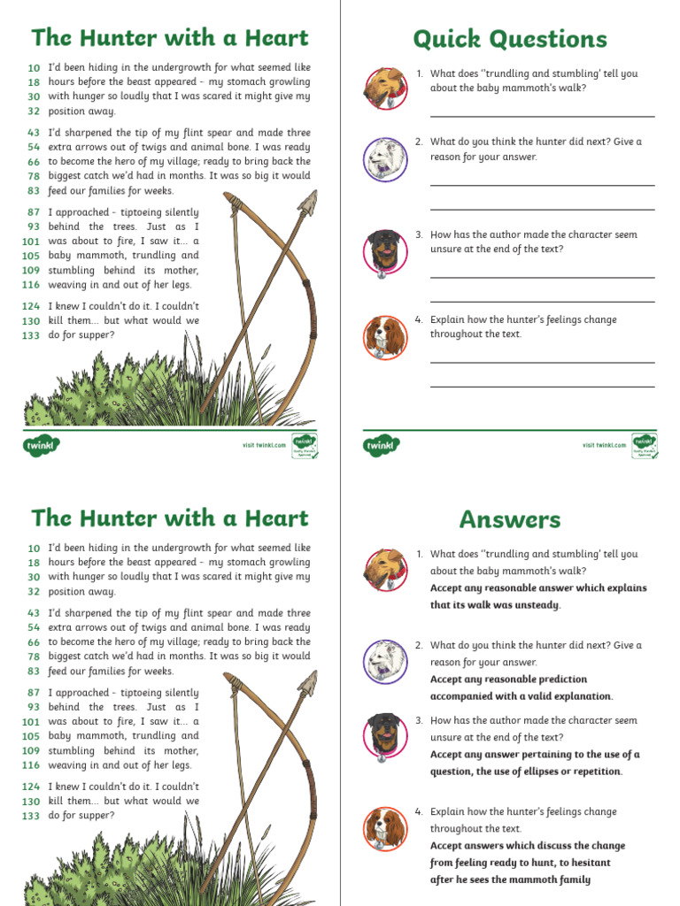 The Hunter With A Heart | PDF