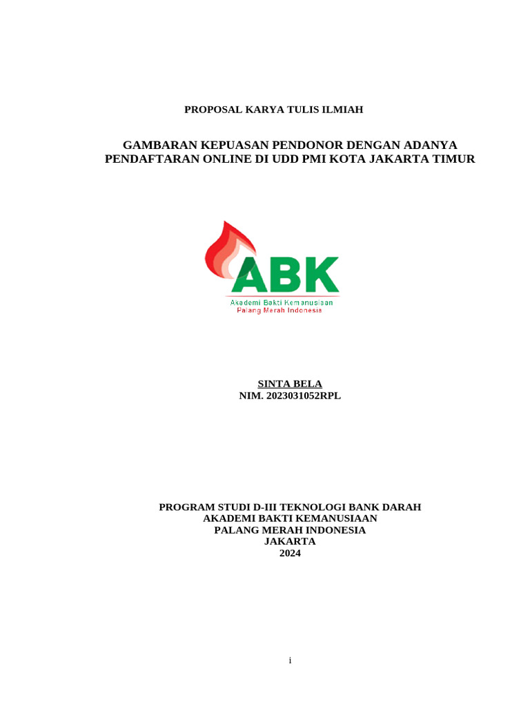 Proposal Sinta Bela Rpl | PDF