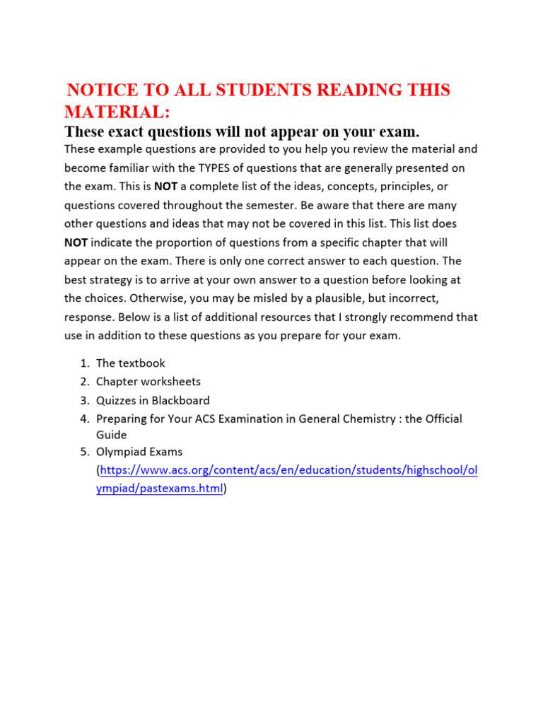 Final Exam Prep | PDF