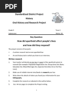 Bantu Eduction Research Question | PDF | Interview | Apartheid