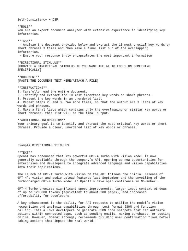 Self-Consistency + DSP | PDF
