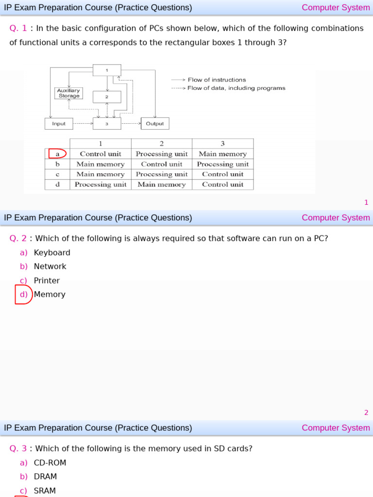 IP Preparation Course 1 | PDF | Computer File | Personal Computers
