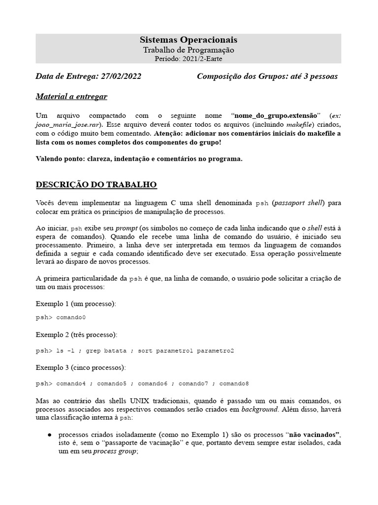 PSH (Passaport Shell) | PDF