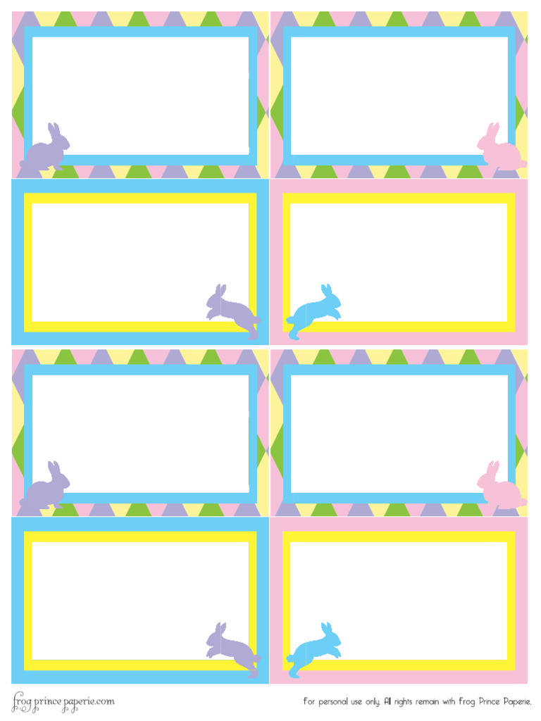 Easter Egg Hunt For Big Kids Labels | PDF