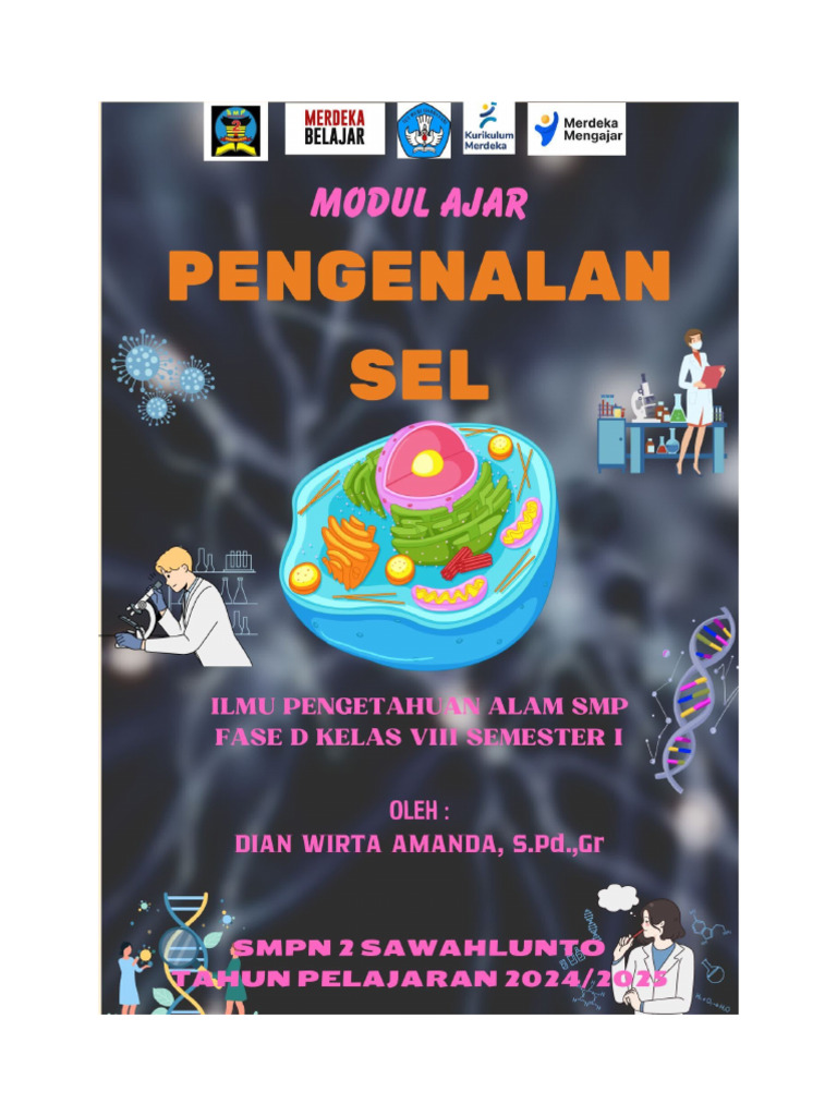Modul Ajar Pengenal Sel | PDF