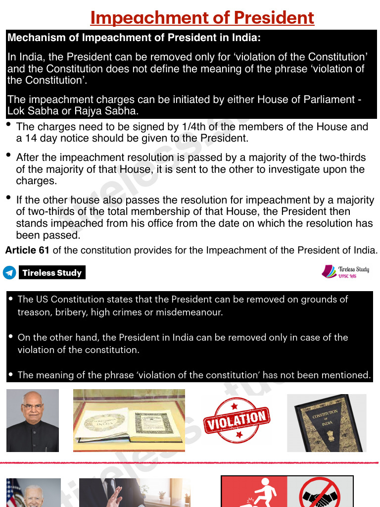 Impeachment of President | PDF