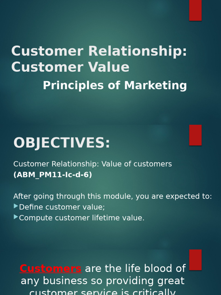 Customer Lifetime Value | PDF