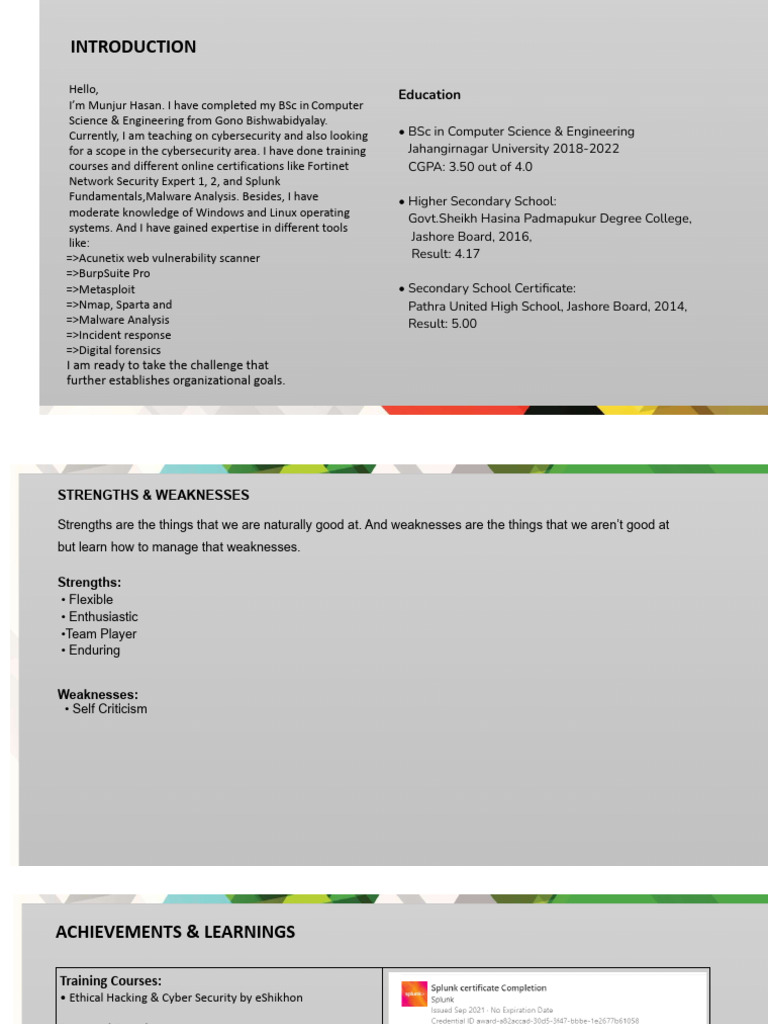 Munjur Presentation SSL Wireless | PDF