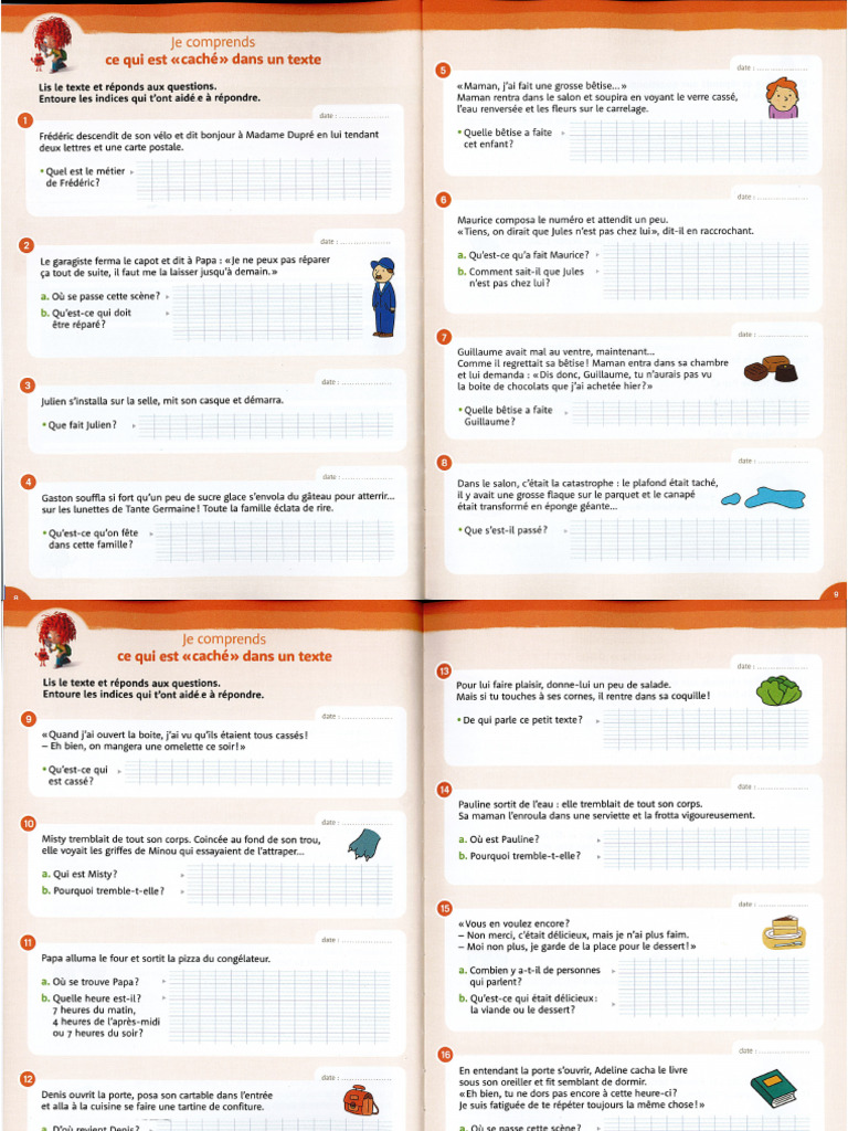 CLEO CE1 Compréhension | PDF