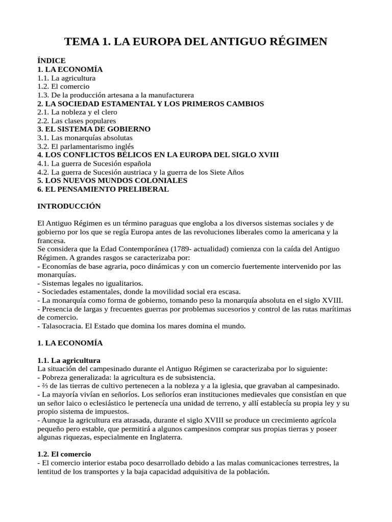 TEMA 1 RESUMEN | PDF