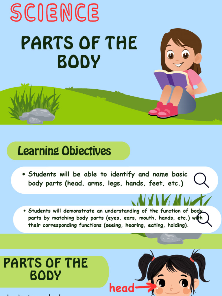 SCIENCE LESSON 2 PARTS OF THE BODY | PDF