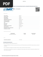 Portal SAT - Impresión de RTU - Guatemala | PDF