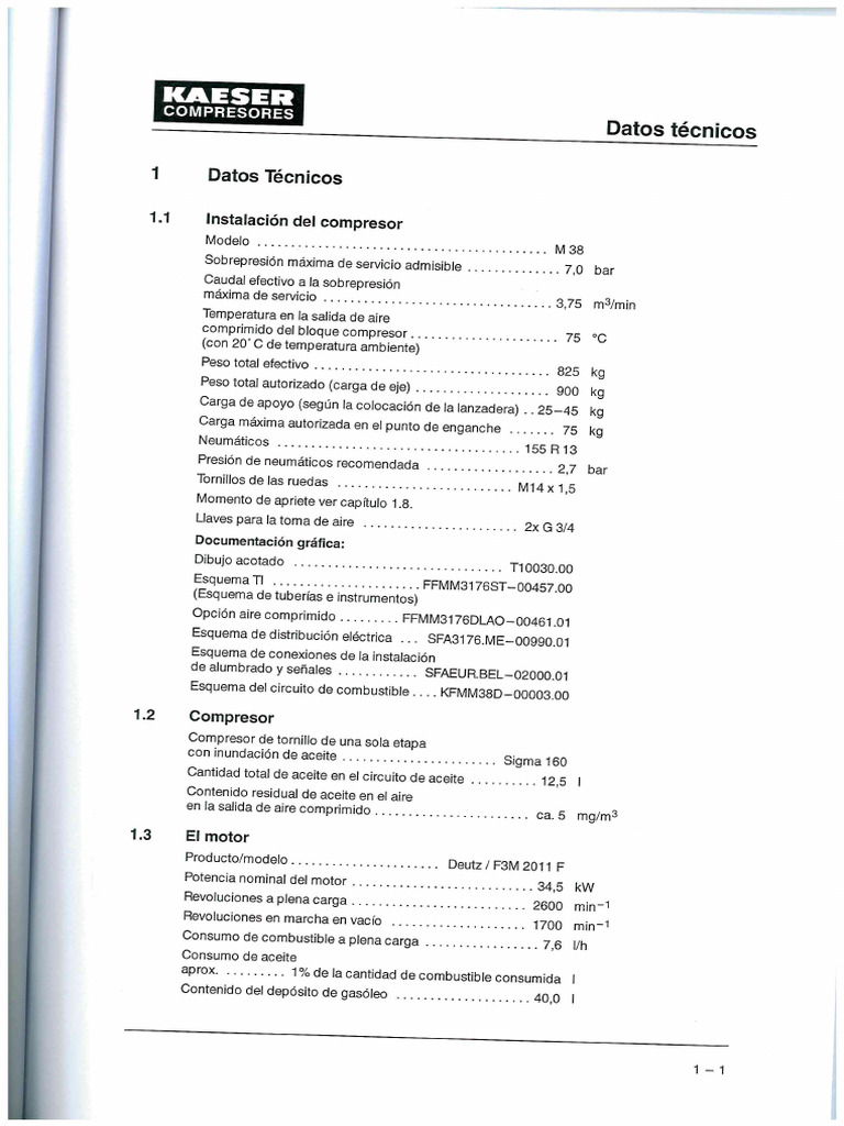 Kaeser - m-38 - Instrucciones Uid 10691595001623745500 | PDF