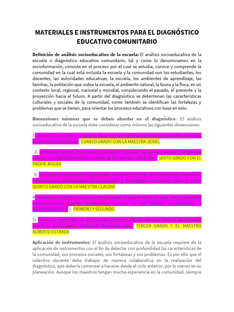 Instrumentos para Diagnostico - 113348 | PDF