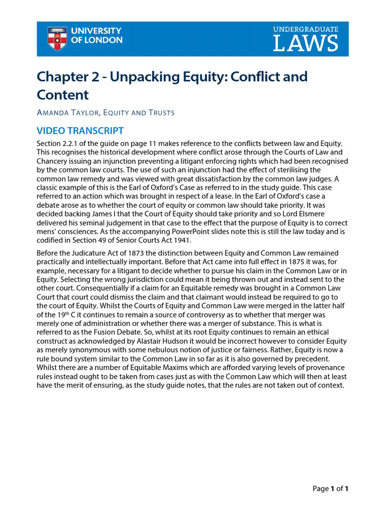 Chapter 2 Transcript | PDF