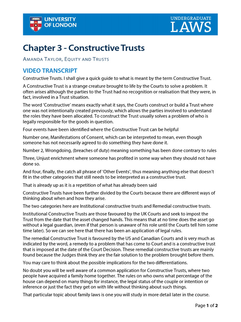 Chapter 3 Transcript | PDF