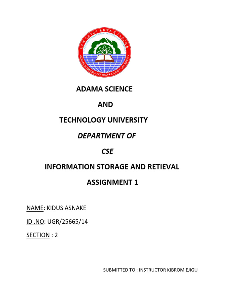 Kidus Asnake Relevance Feedback | PDF
