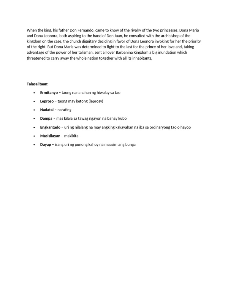 Talasalitaan: Ermitanyo Leproso Nadatal Dampa Engkantado Masisilayan ...