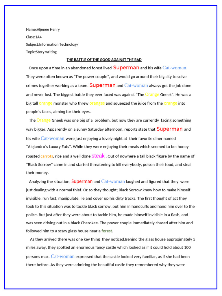 Information Technology Story | PDF