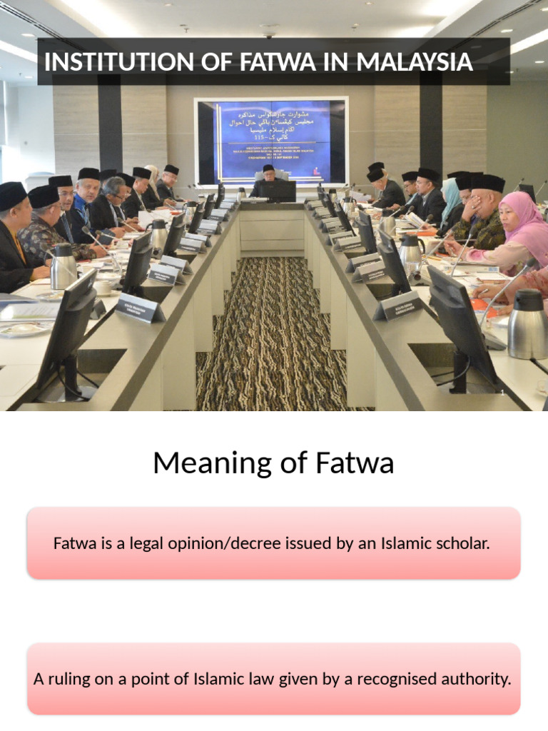 Fatwa Institution in Malaysia | PDF
