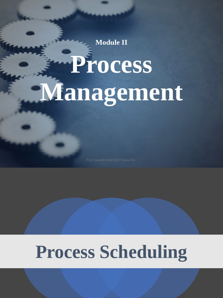 Os 21 - Module II - Part III Scheduling | PDF