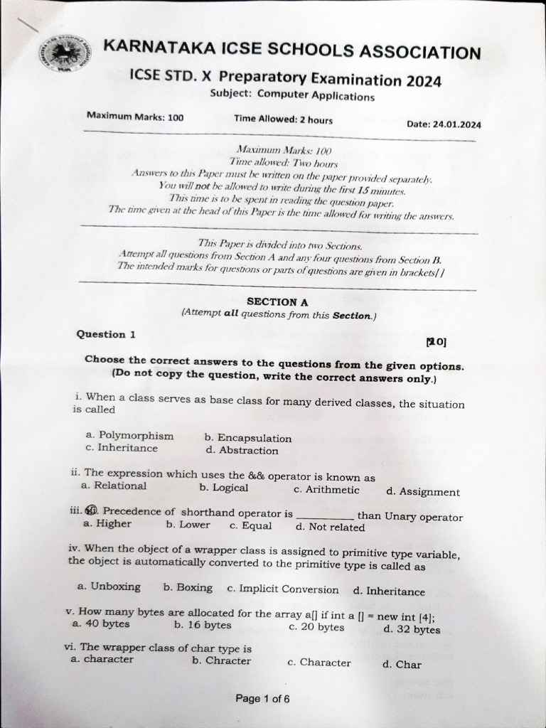 Kisa Computer Applications 2024 | PDF