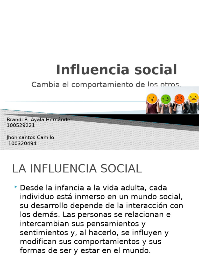 Influencia Social | PDF