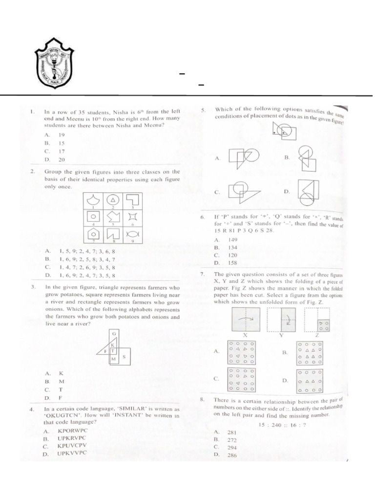 Class 7 Winter Break Assignment | PDF