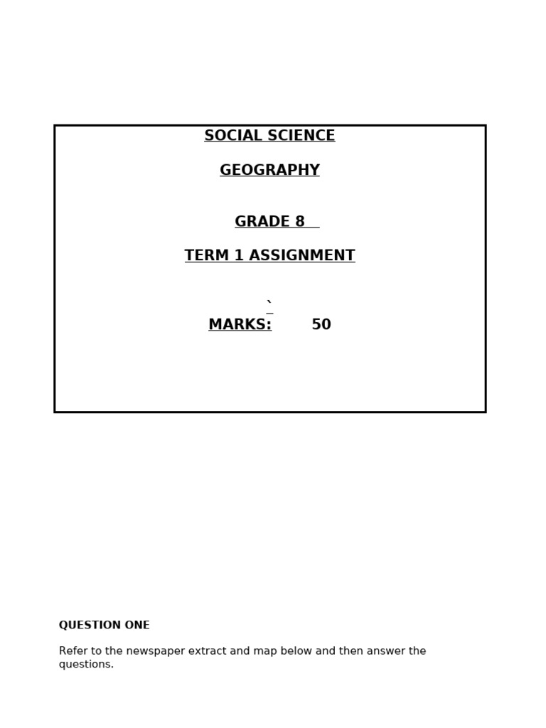 Social Sciences Geography | PDF