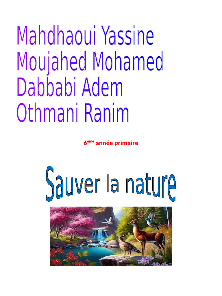 6ème Année Primaire | PDF