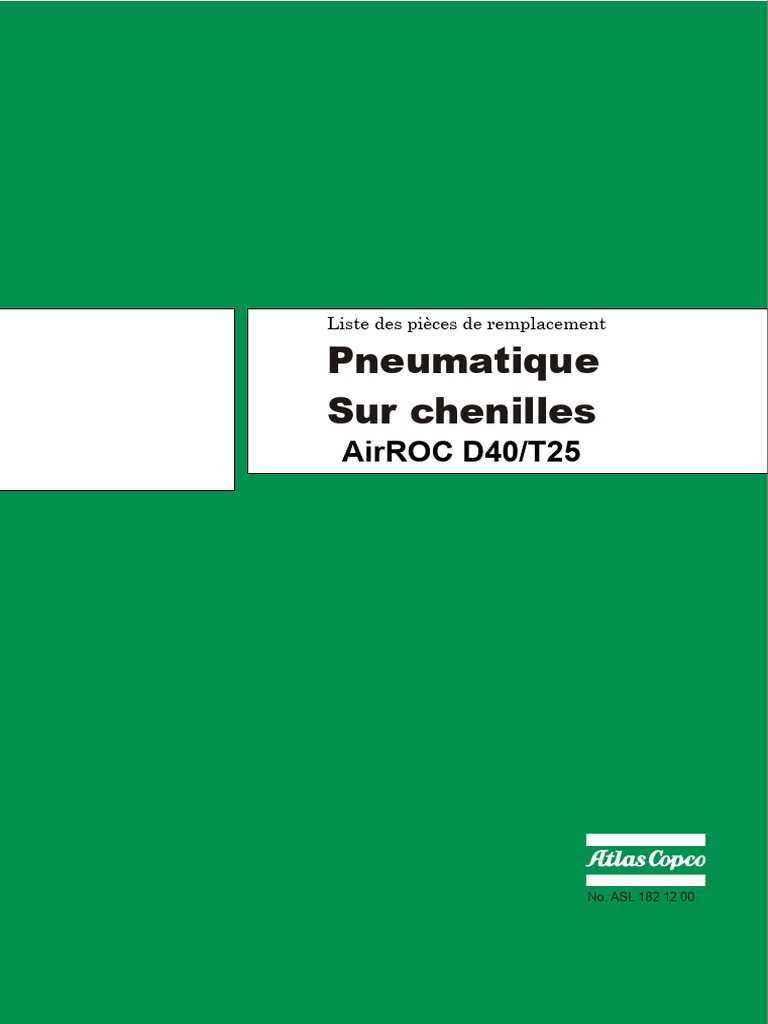 AirROC D40-T25 Non CE SPL - French | PDF