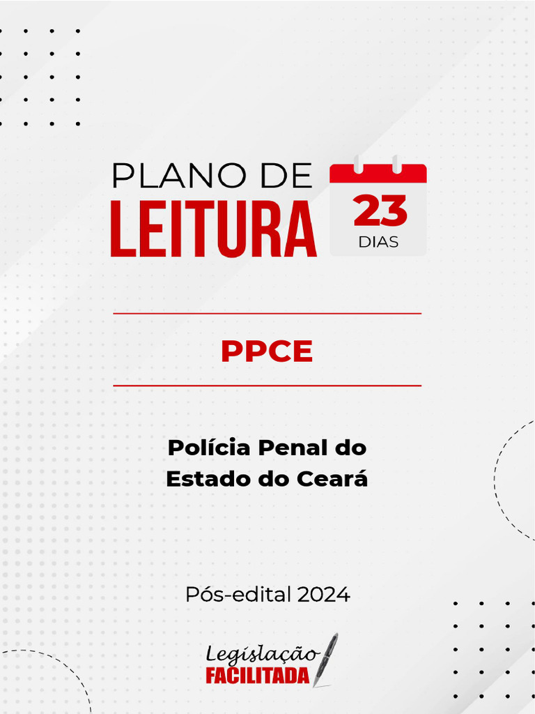 Plano de Leitura PPCE Modulo I 2024 Pos Edital I7lxy6 39766 1713054168 | PDF