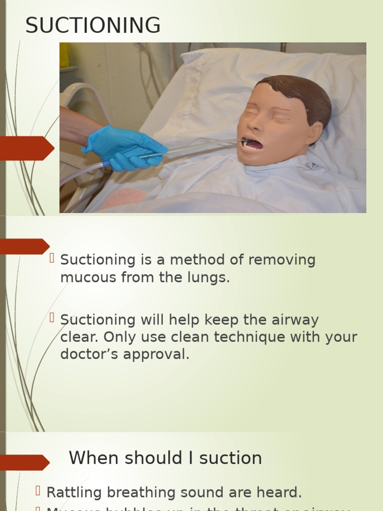 SUCTIONING | PDF