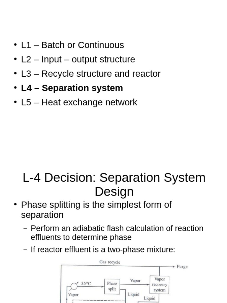 Separation System | PDF