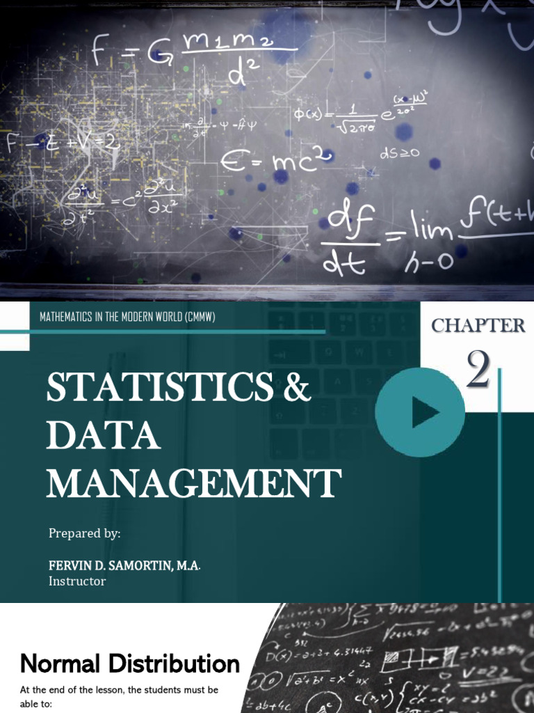 CMMW_Chapter-2_Part-2_Normal-Distribution | PDF