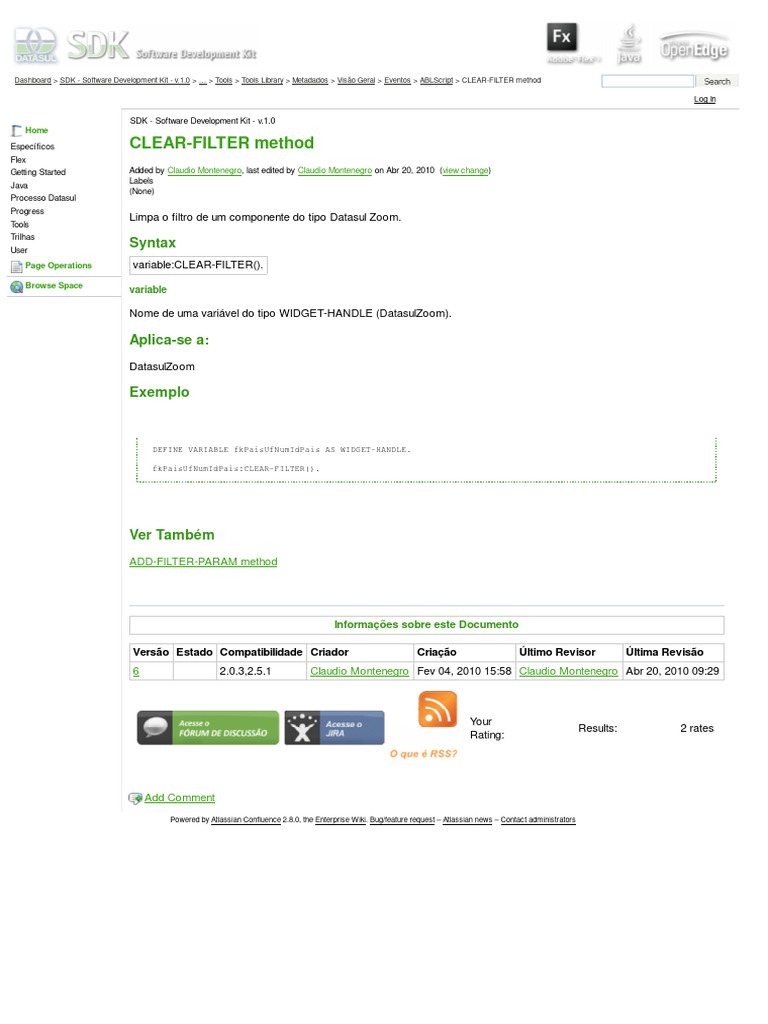CLEAR-FILTER Method | PDF | Computing | Web Software