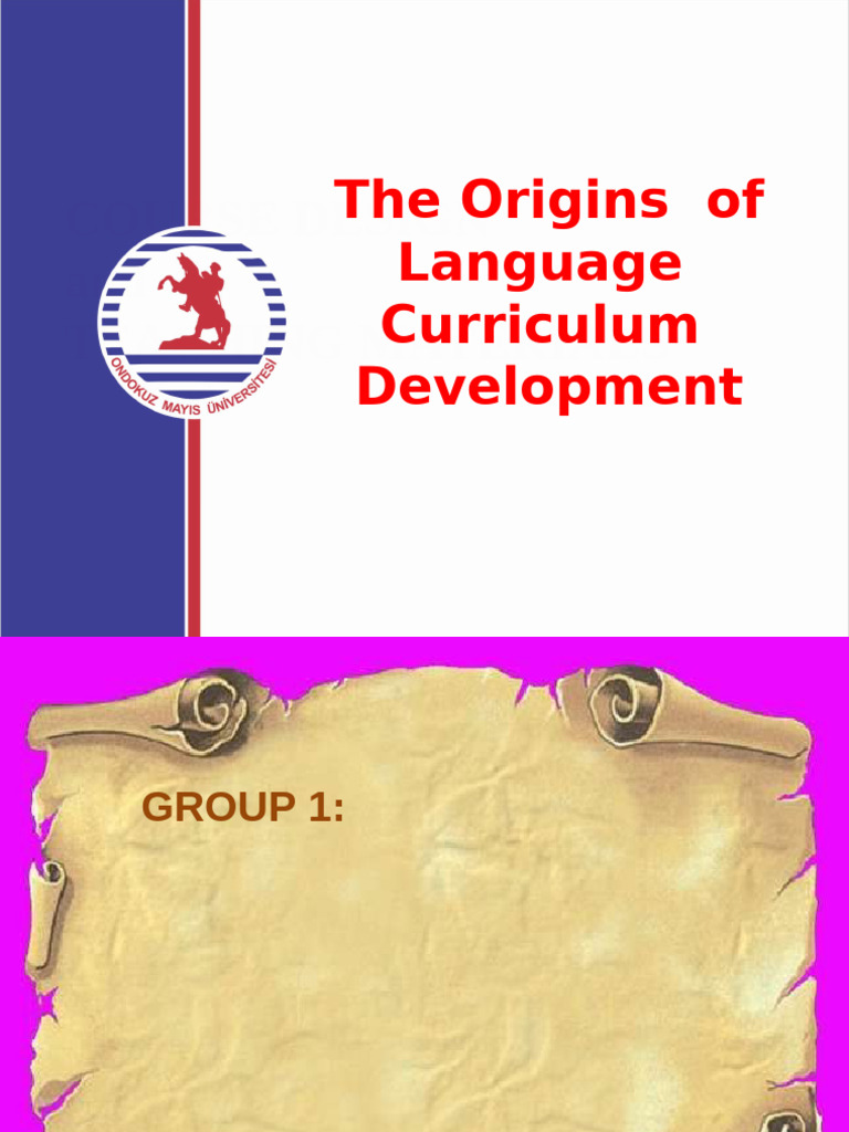 Course Design and Teaching Materials: The Origins of Language ...