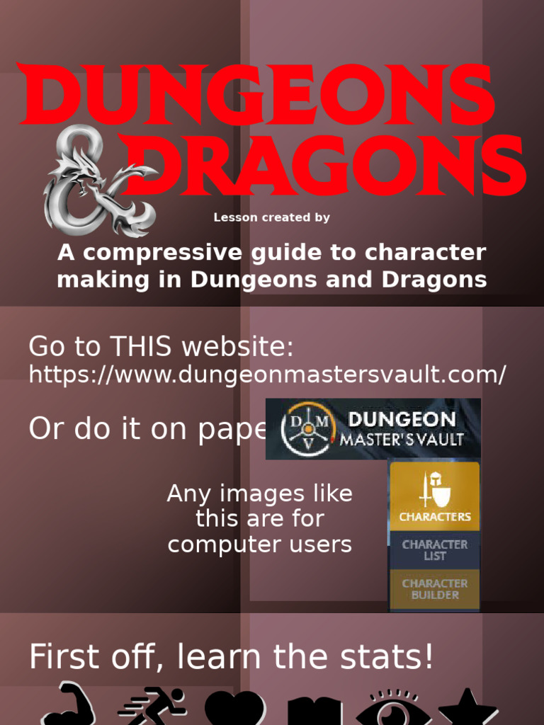 D&D Character Creation Guide | PDF | Dungeons & Dragons | Gary Gygax Games