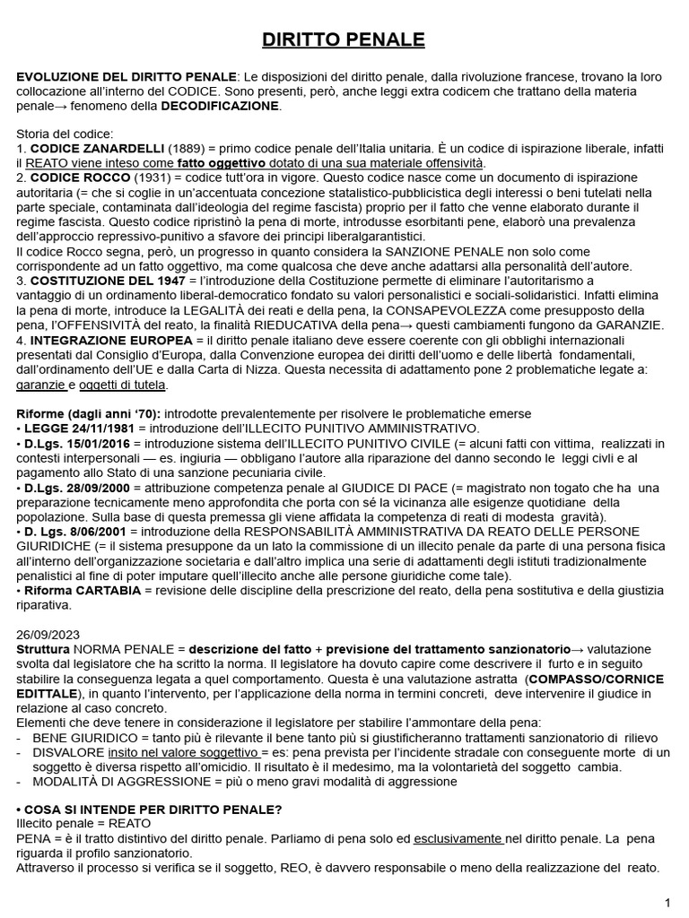 Diritto Penale | PDF