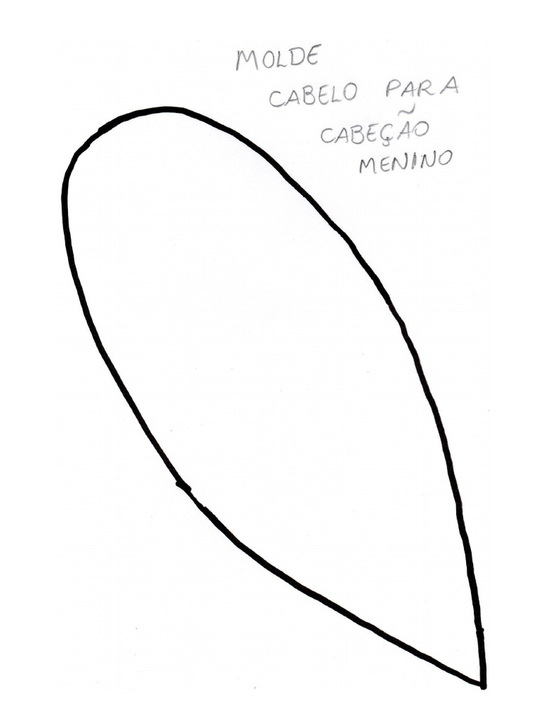 Molde Cabelo para Cabeção | PDF