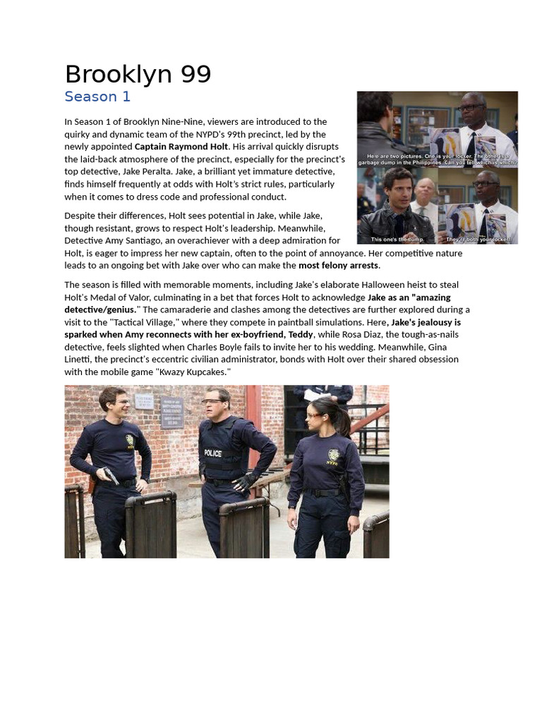 Brooklyn 99 | PDF