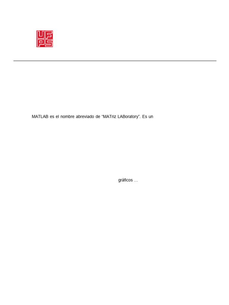 Introducción Al Matlab | PDF