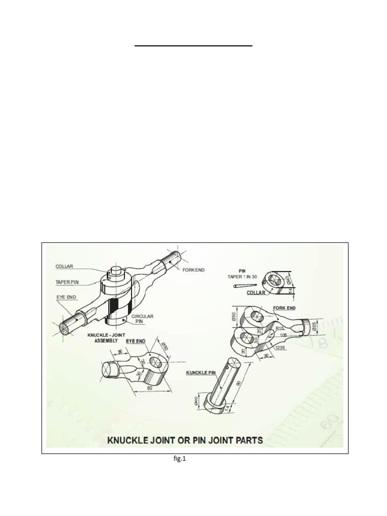 Pin-joint or Knuckle joint | PDF