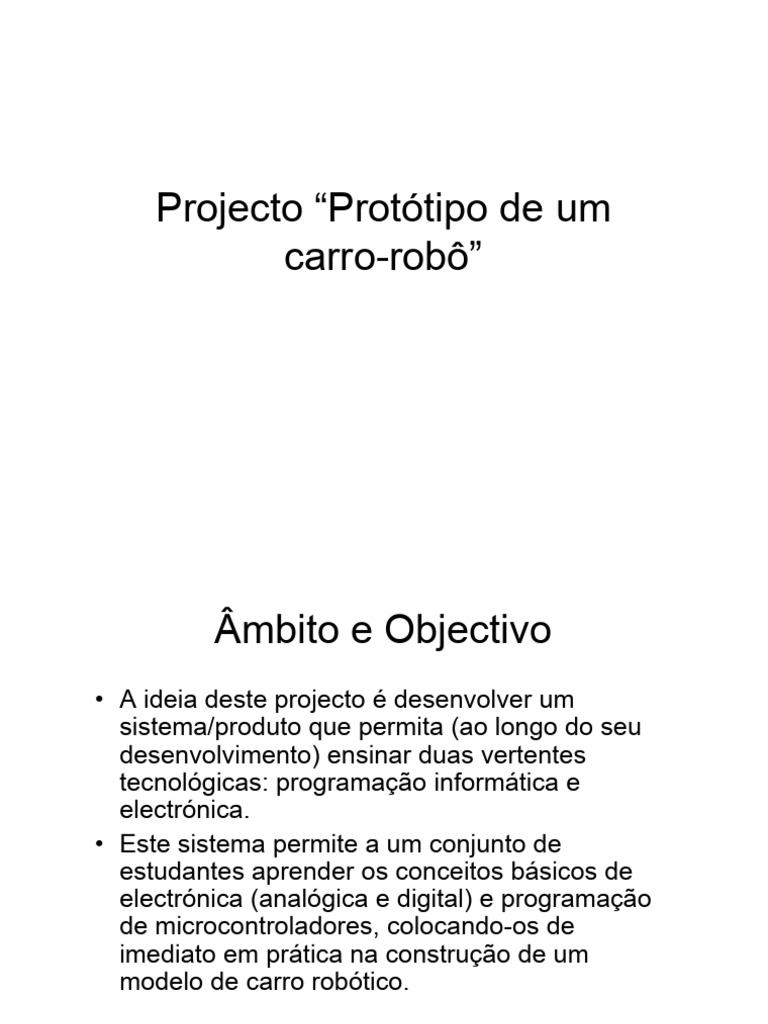 Exemplo de Projecto GP v2 | PDF